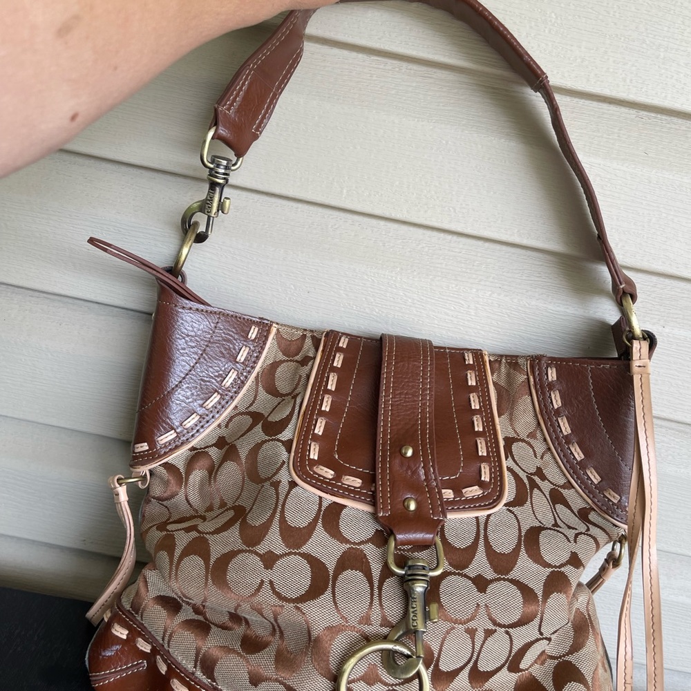 Coach Soho Signature Brown Bag - Gem